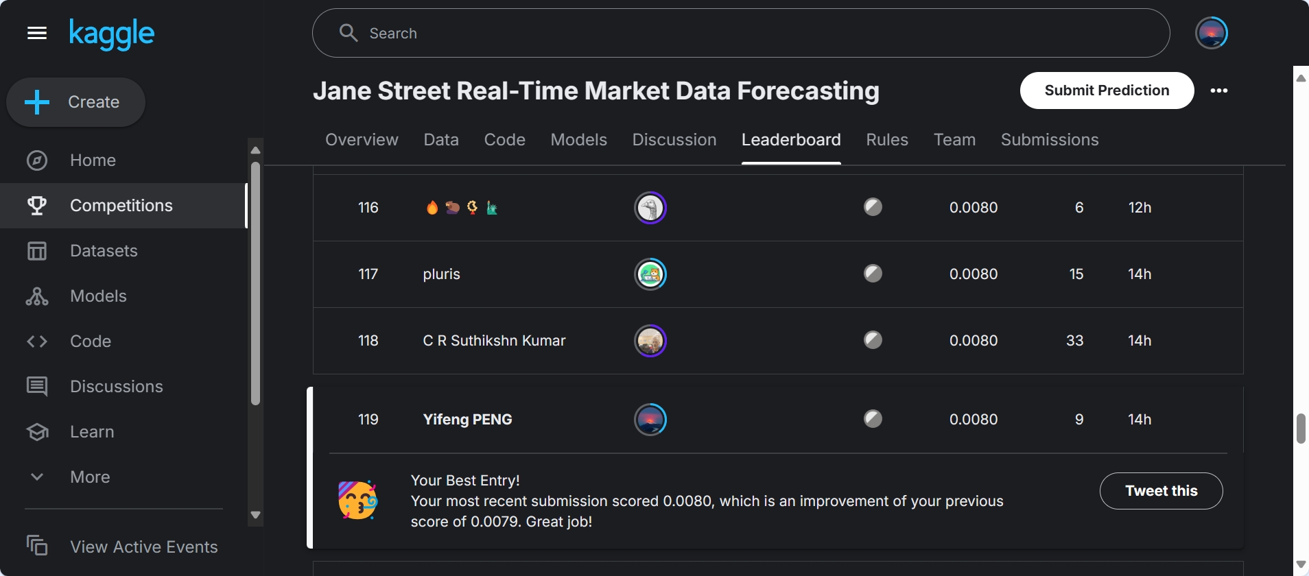 About Me – Peng Yifeng